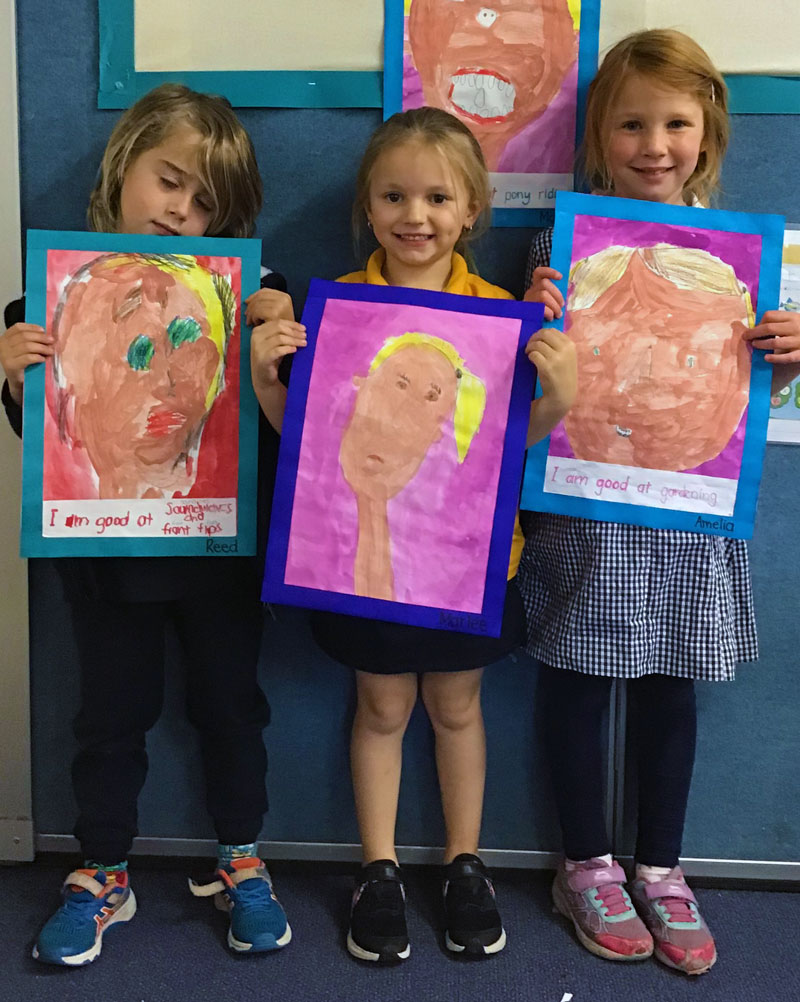 Reception Self Portraits ♦ Port Noarlunga Primary School